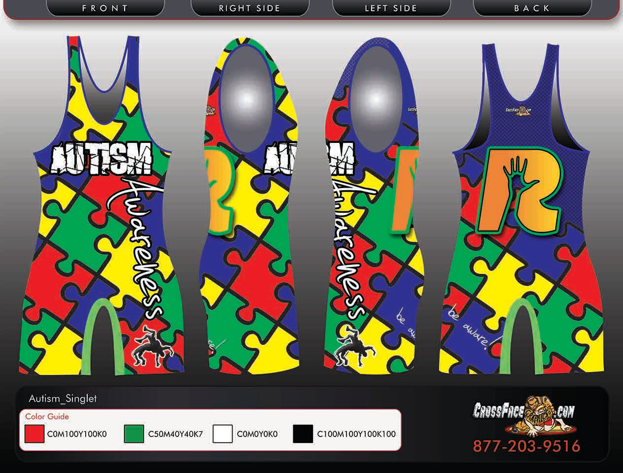 Predesigned Singlet Gallery – crossfaceGEAR